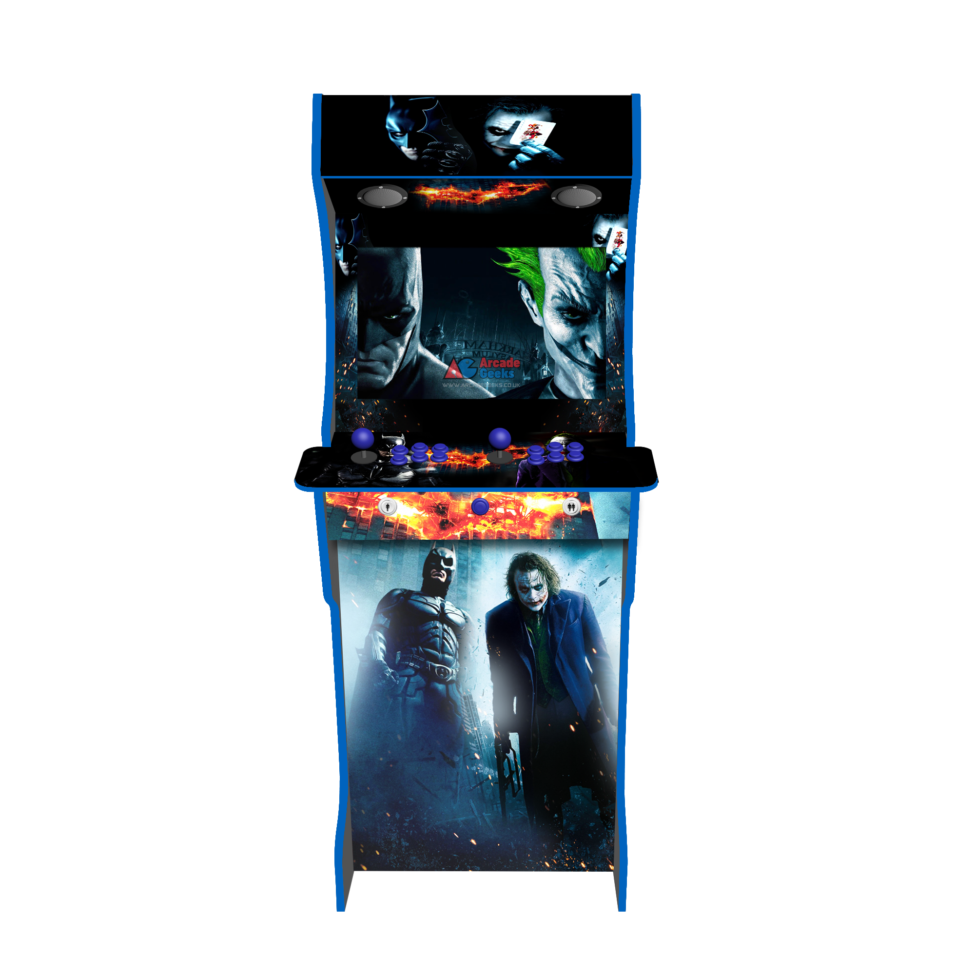 AG Elite 2 Player Arcade Machine - Batman & Joker - Top Spec - Arcade Geeks